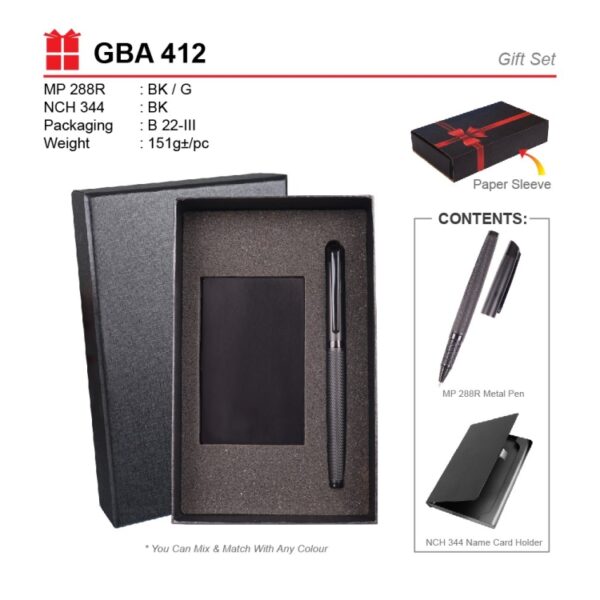 GBA 412 Gift Set - Presense