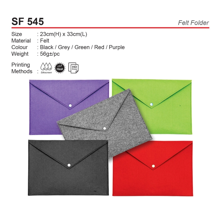 SF 545 Felt Folder - Presense